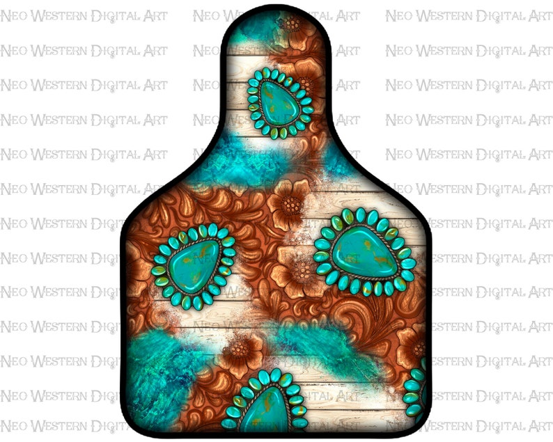 Western Cow Tag Png Bundle Sublimation Design Download,cow Tag Earring ...