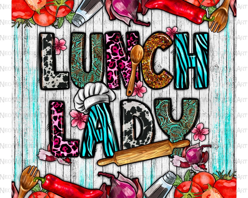 Lunch Lady Png 20oz Tumbler Png Sublimation Design Download - Etsy