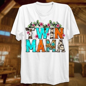 Twin Mama Png Sublimation Design Download, Mama Png Design, Mother's ...