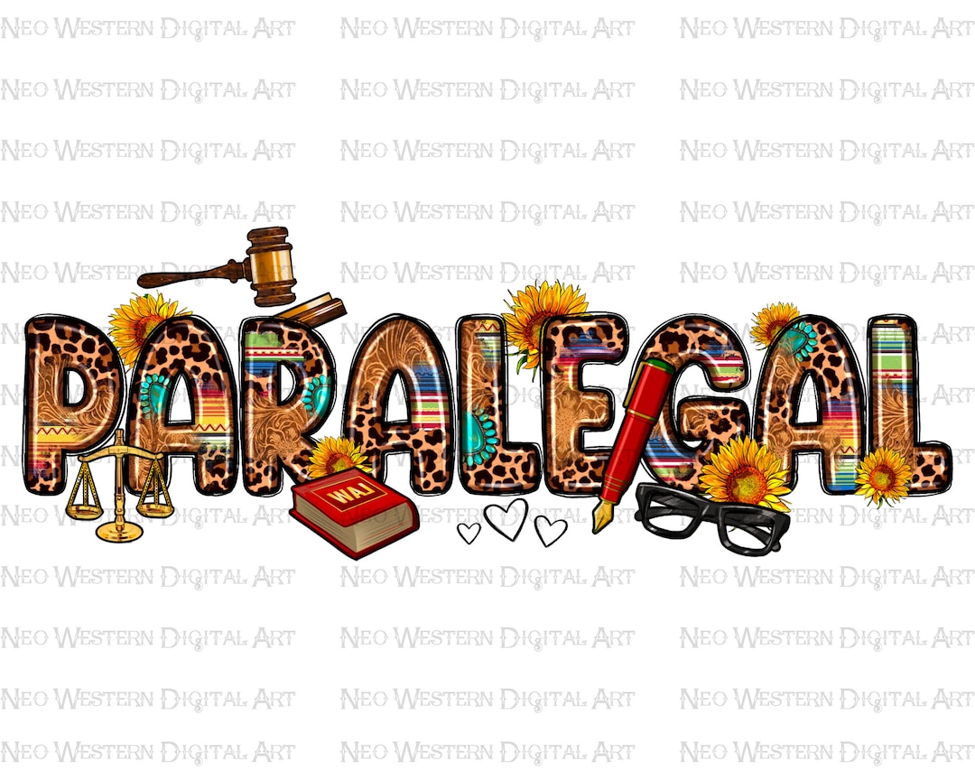 Paralegal Png Sublimation Design Download, Paralegal Life Png, Western ...