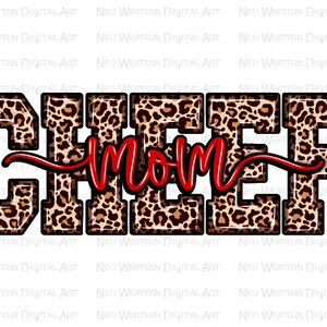 Cheer Mom Png Sublimation Design Download, School Spirit Png, Sport Mom ...