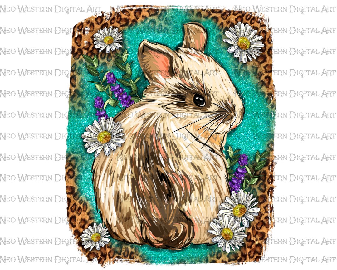 Western Rabbit Png Sublimation Design Download, Happy Easter Day Png ...