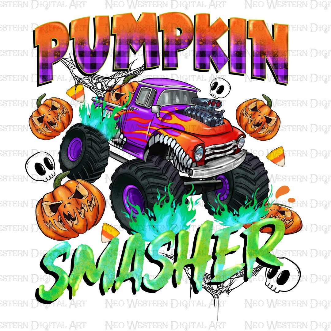 Pumpkin Smasher Png Sublimation Design Download, Happy Halloween Png ...