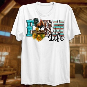 Farm Life Chicken Png Sublimation Design Download, Farm Life Png ...
