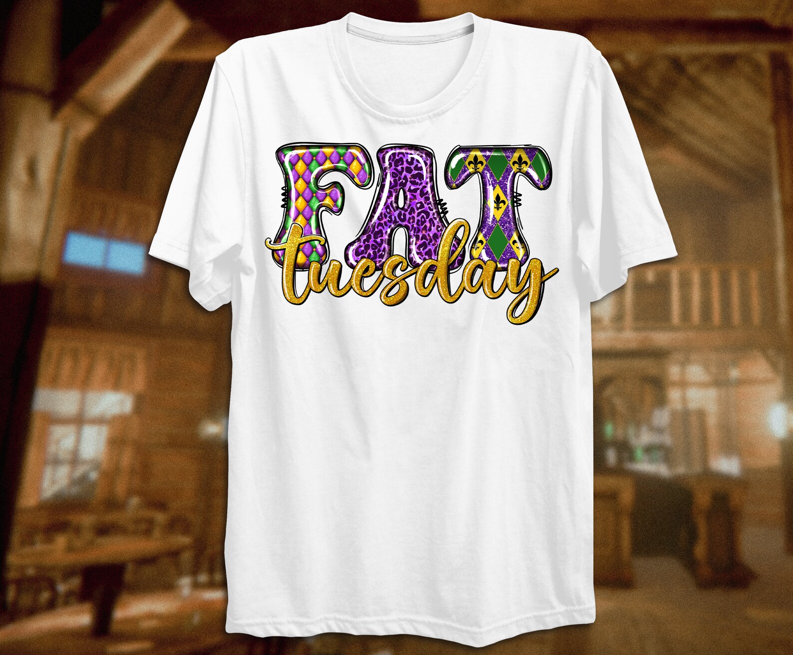 Fat Tuesday Mardi Gras Png Sublimation Design Happy Mardi - Etsy