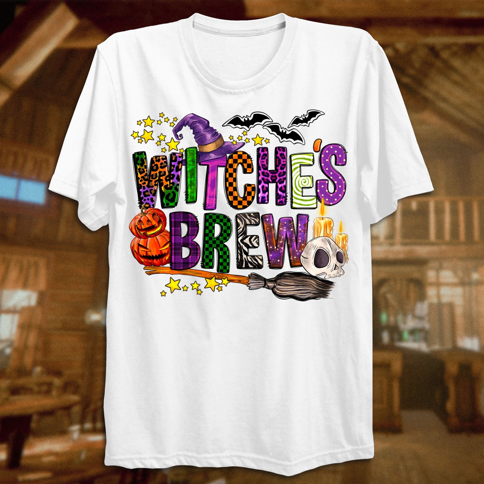 Witche's Brew Png Sublimation Design Download, Happy Halloween Png ...