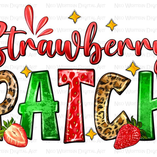 Strawberry Patch - Etsy