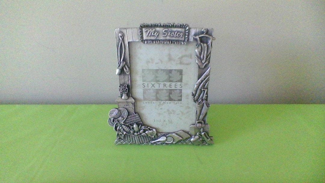 Sixtrees Silver Photo Frame - Etsy