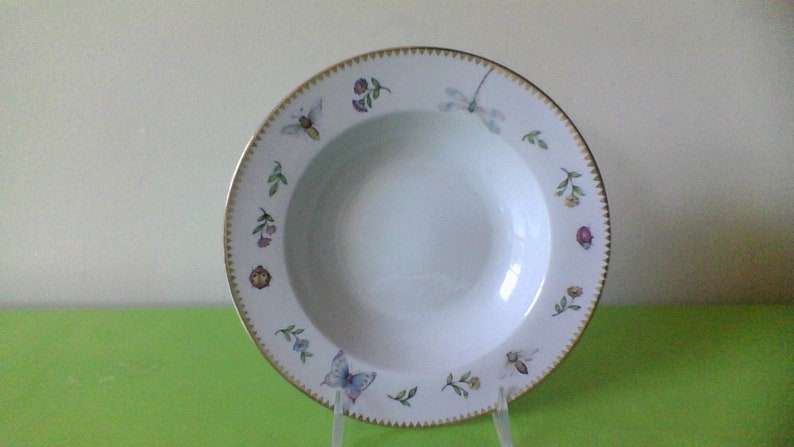 Vintage Godinger & Co Primavera Botanical Wide Rimmed Soup Bowls - Etsy