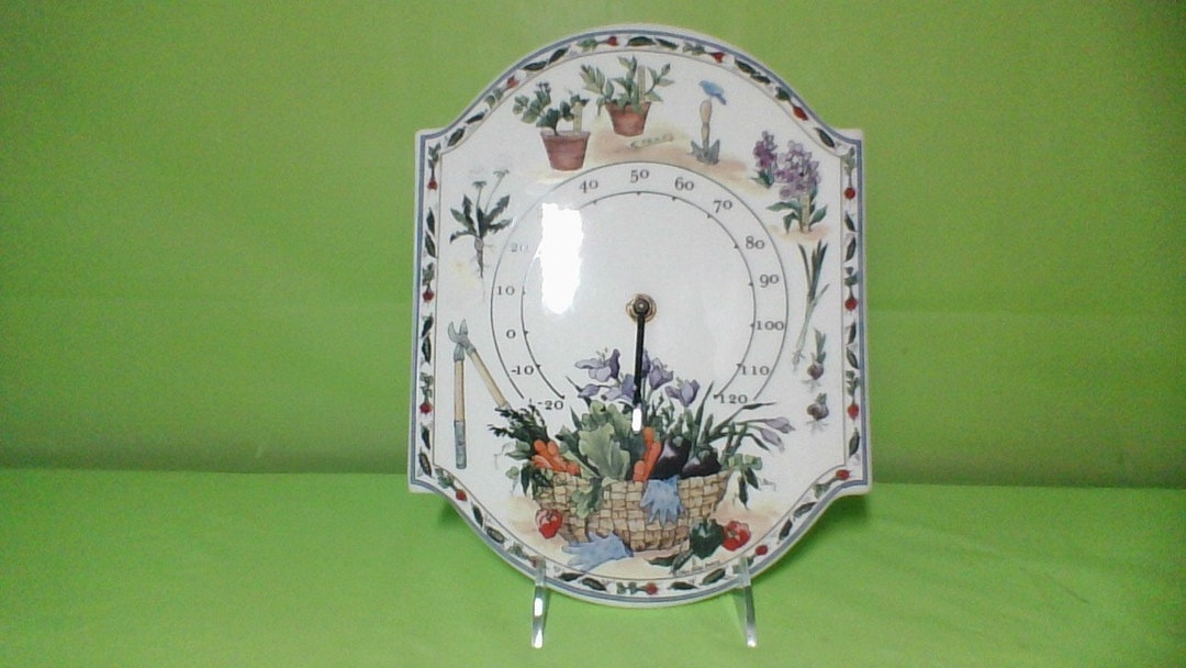 Outdoor Ceramic Thermometer - Etsy