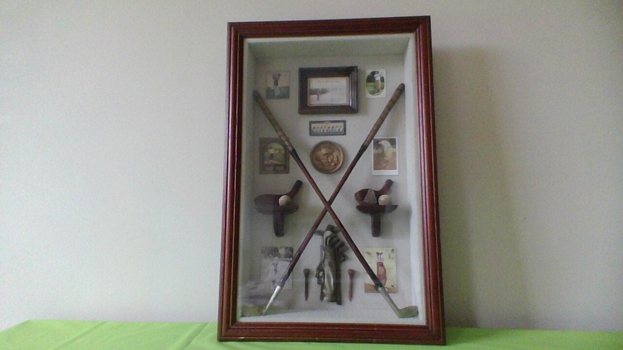 Vintage Hice Golf Club Shadow Box Display. - Etsy