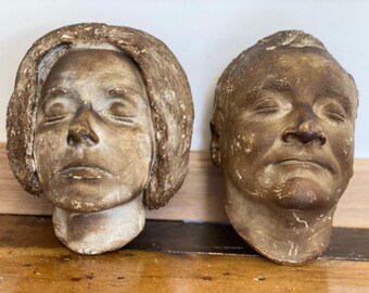 Antique Death Mask - Etsy UK
