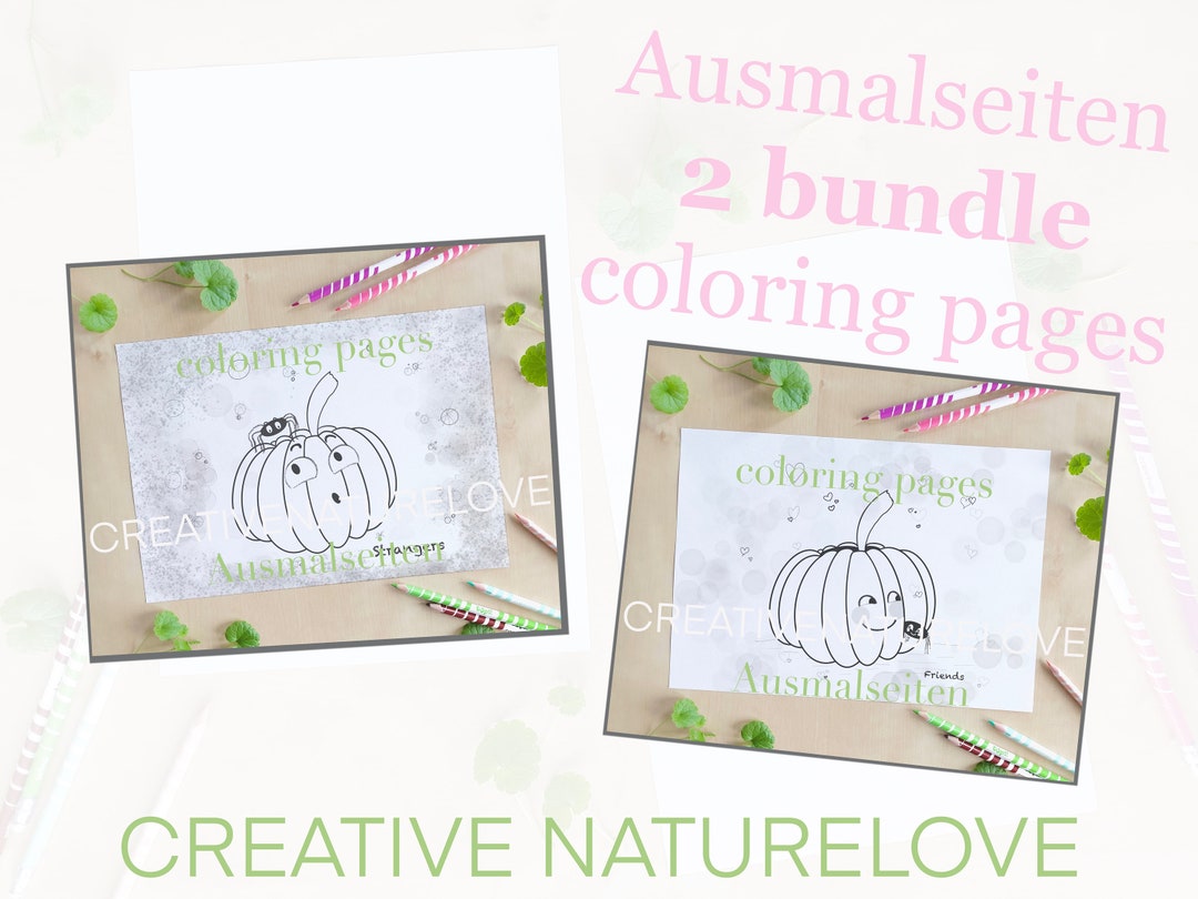 8 Coloring Pages * Friends Pumpkin Picture Spider * Cute Animals ...