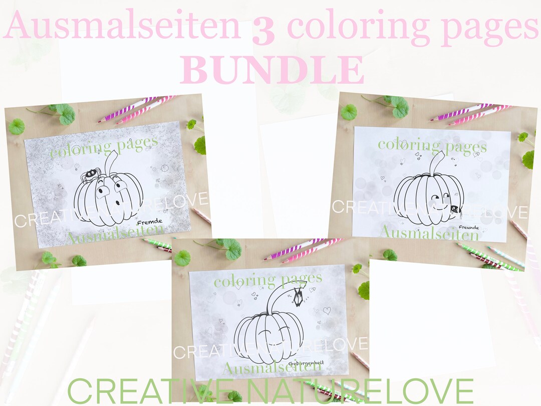 12 Coloring Pages * Friends Pumpkin Image Spider Halloween Bat * Cute ...