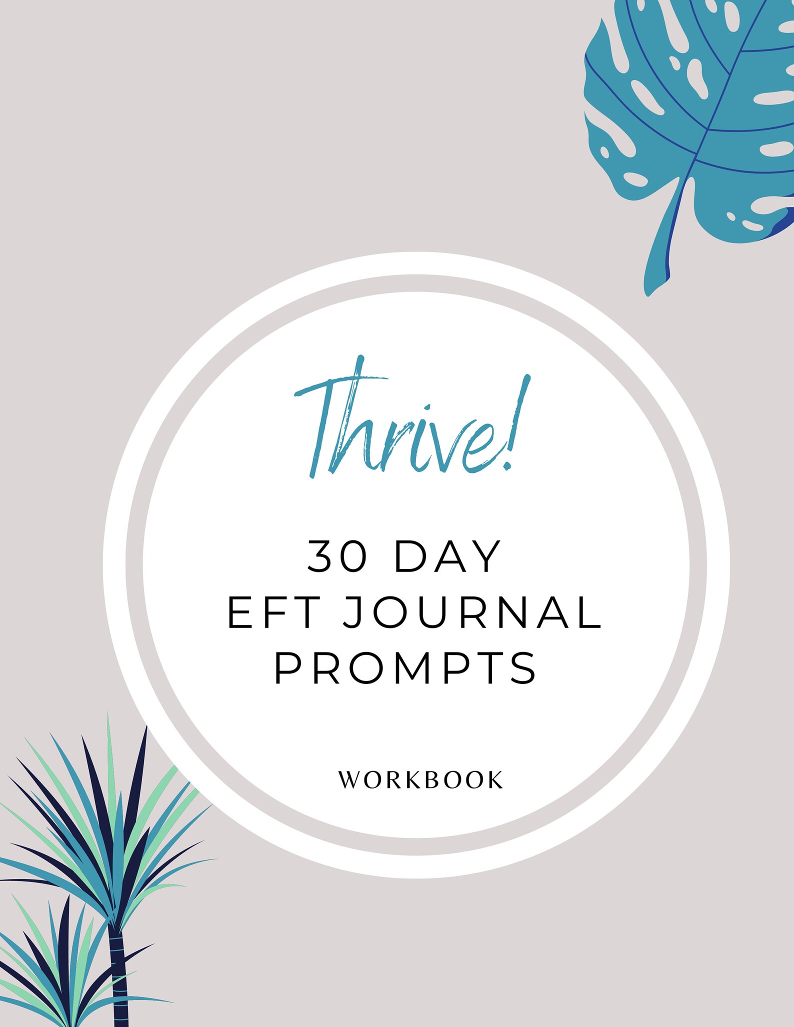 Thrive Journal With 30 Day EFT Tapping Prompts| Download and Print! - Etsy