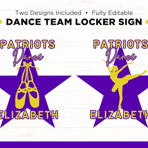 Dance Team Locker Hotel Sign - Etsy