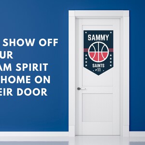 Editable Basketball Locker Printable Cutout Door Sign Locker Decoration ...