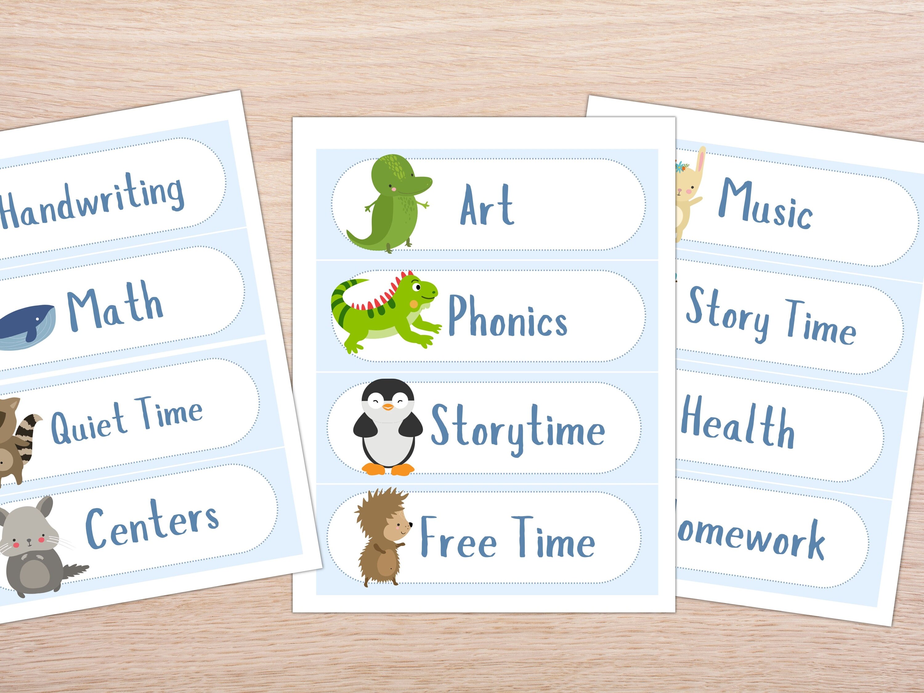 EDITABLE Preschool Schedule Cards, 11 Pages, Daycare Routine, Pre-k ...