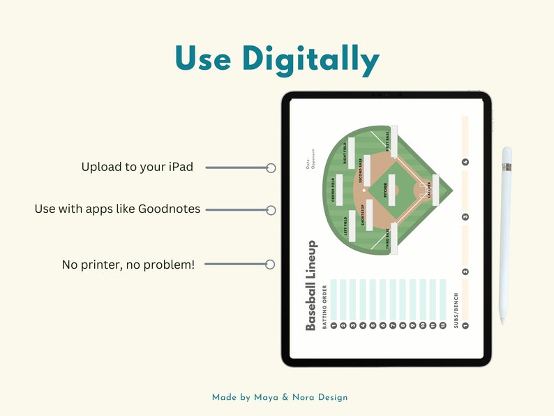Printable Baseball Lineup and Field Position Sheet Batting Order ...