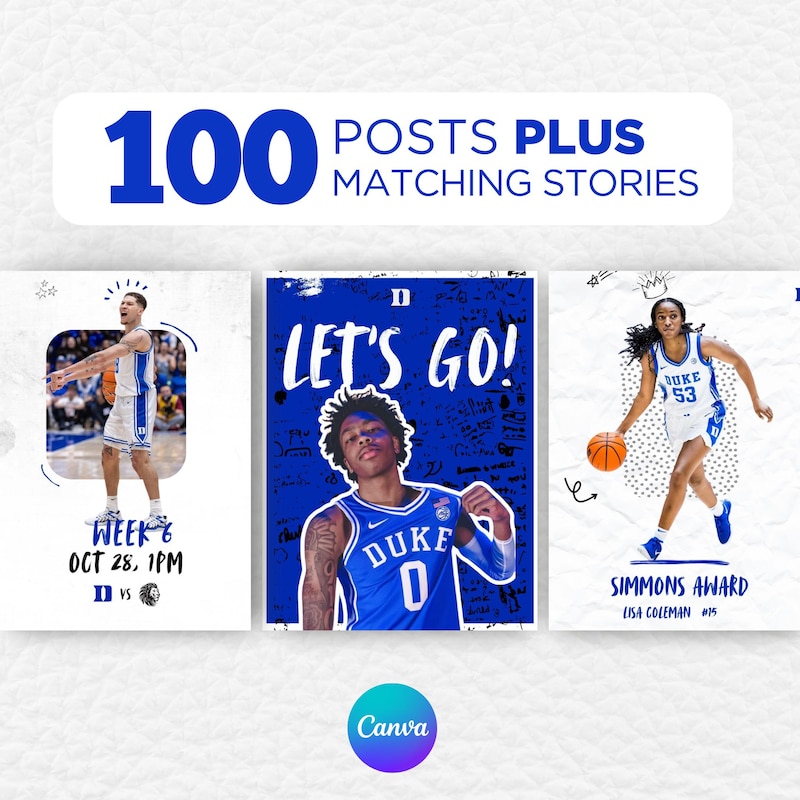 Sports Media Guide Canva - Etsy