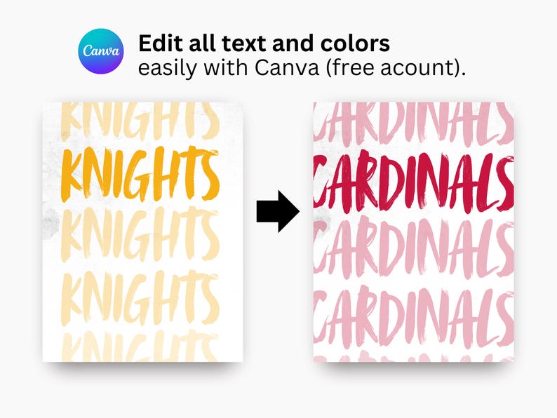 Editable Media Day Backdrop Templates 8.5x11 and 11x17, Canva Graphic ...