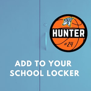 Editable Basketball Locker Sign Printable Cutout Locker Door Decoration ...