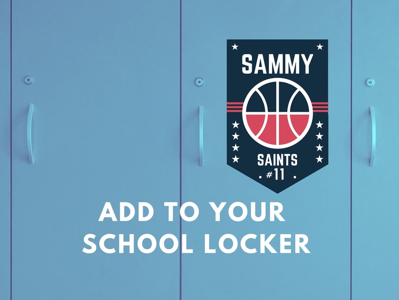 Editable Basketball Locker Printable Cutout Door Sign Locker - Etsy Canada
