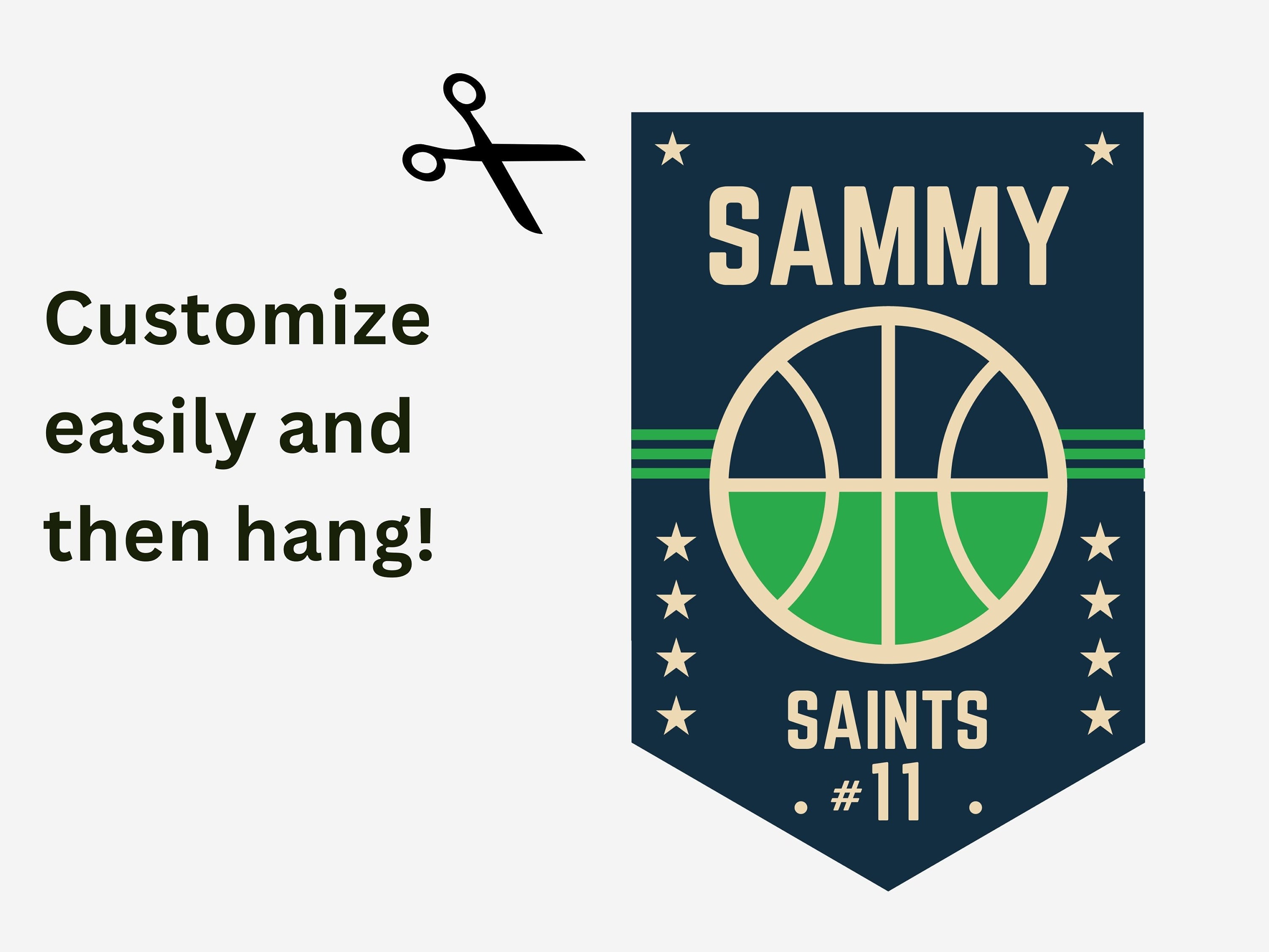 Editable Basketball Locker Printable Cutout Door Sign Locker Decoration ...