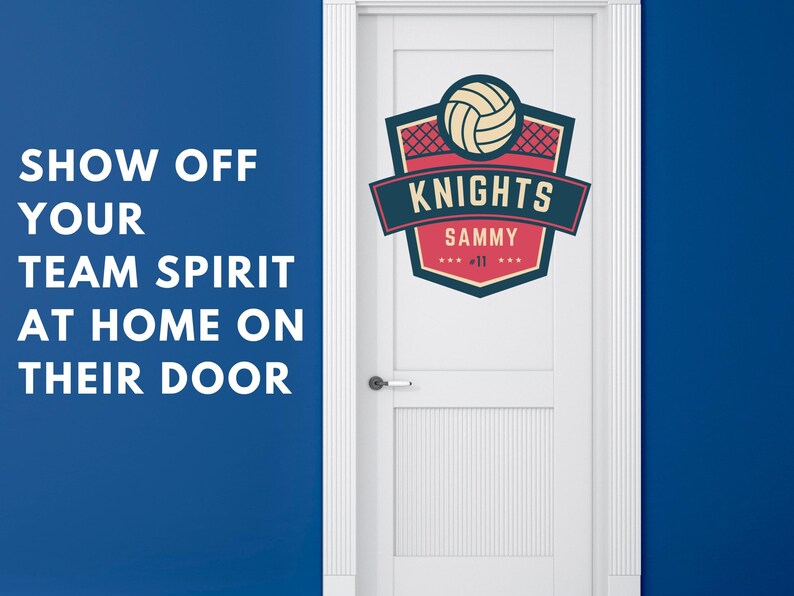 Editable Volleyball Hotel Door Sign Locker Decoration Name Tag - Etsy