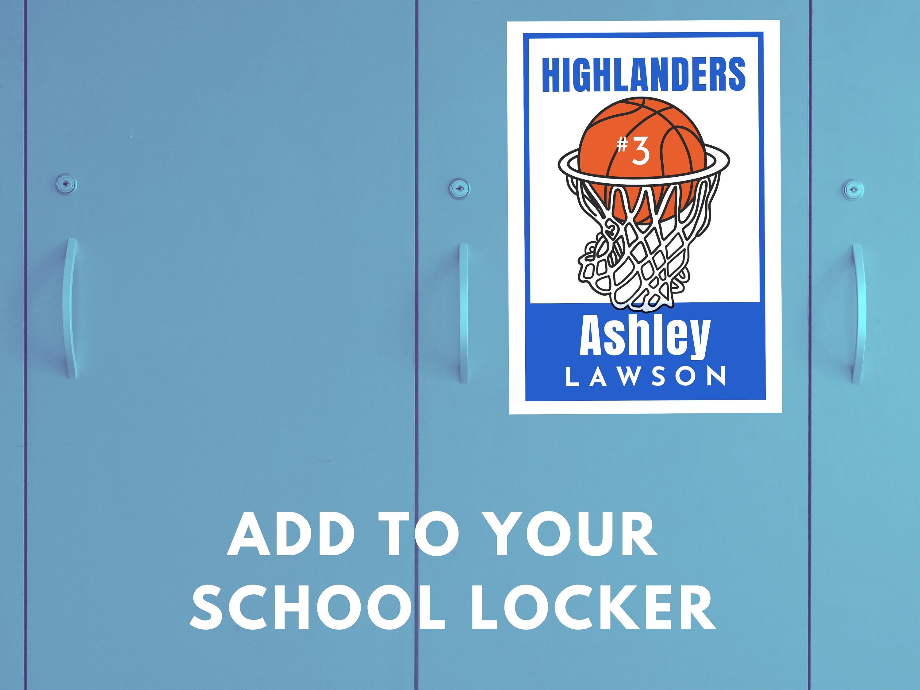EDITABLE Basketball Hotel Door Sign, Locker Decoration Name Tag, Travel ...