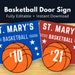Editable Basketball Locker Printable Cutout Door Sign Locker Decoration ...