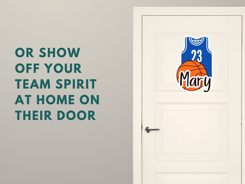 Editable Basketball Locker Printable Cutout Door Sign Locker Decoration ...