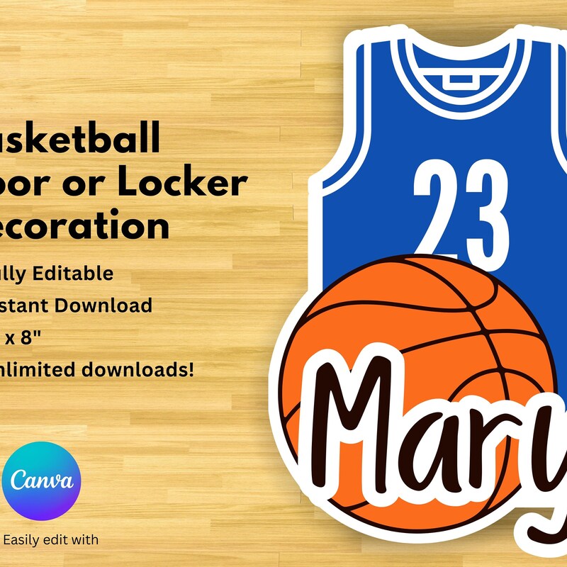 Basketball Locker Decoration - Etsy
