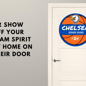 Editable Basketball Locker Printable Cutout Sign Locker Decoration Team ...