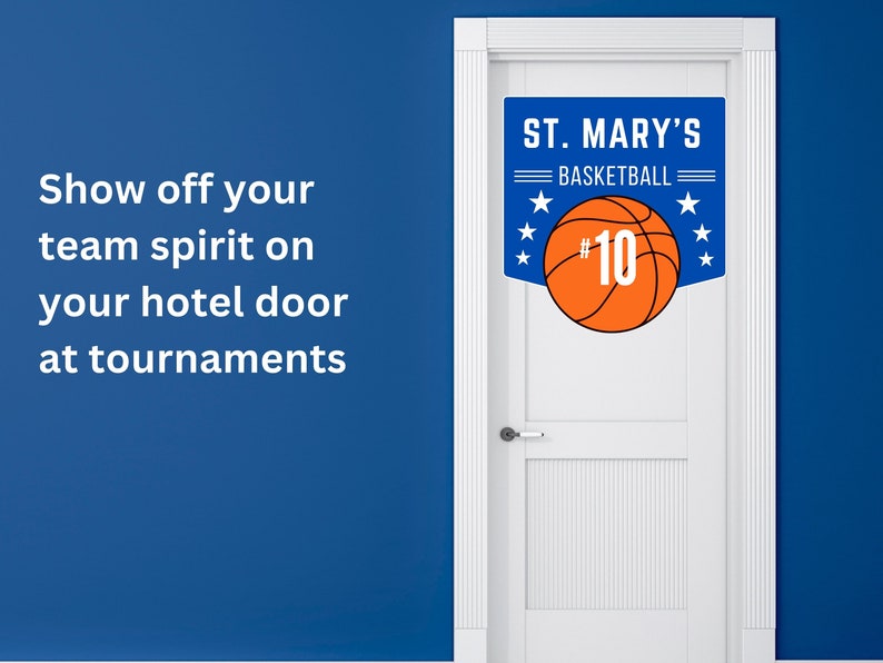 Editable Basketball Locker Printable Cutout Door Sign Locker Decoration ...