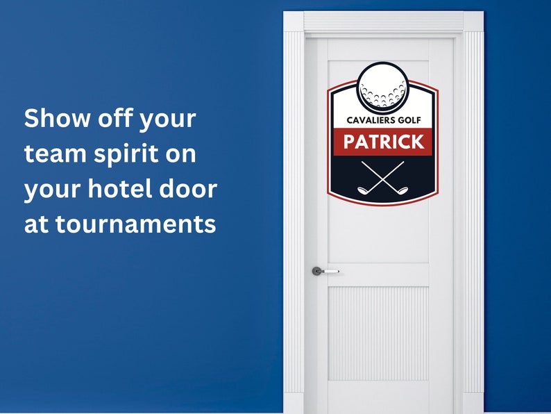 Editable Golf Locker Door Sign Printable Cutout Canva Template ...