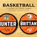 Editable Basketball Locker Sign Printable Cutout Locker Door Decoration ...