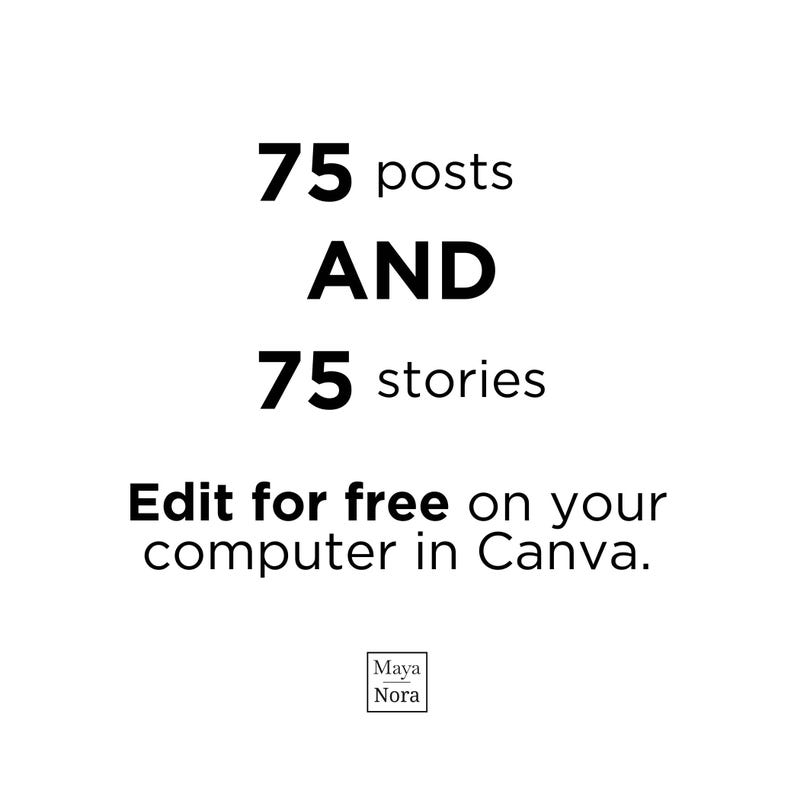 75 Baseball Social Media Posts PLUS Stories, Editable Canva Templates ...
