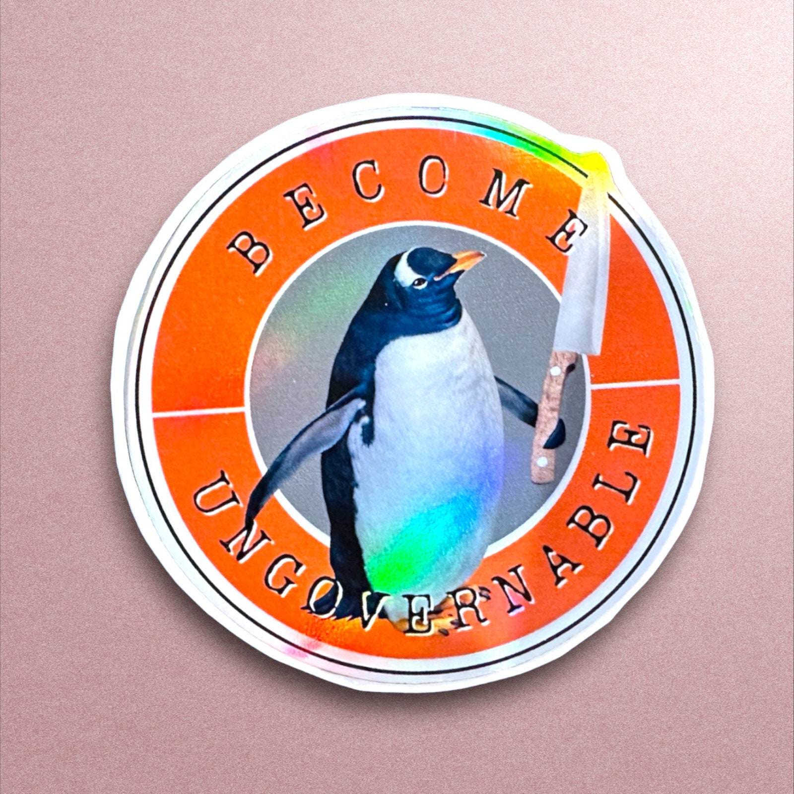 Become Ungovernable Sticker Holographic Anarchist Sticker - Etsy