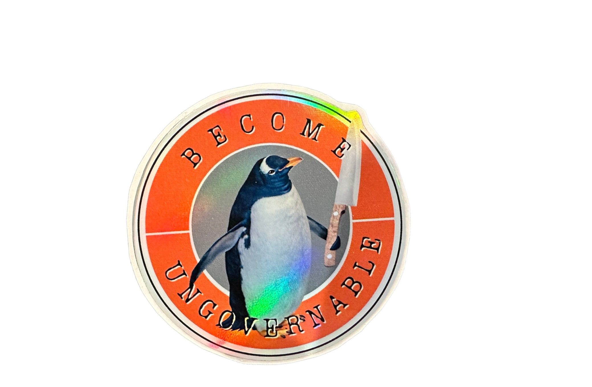 Become Ungovernable Sticker Holographic Anarchist Sticker - Etsy