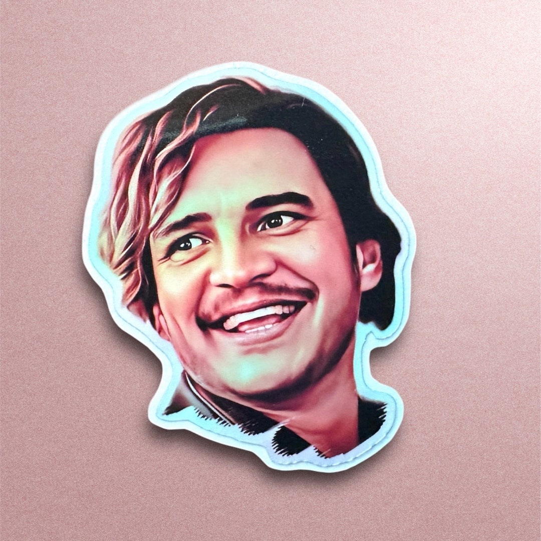 Pedro Pascal Holographic Sticker - Funny Meme Decal - Etsy