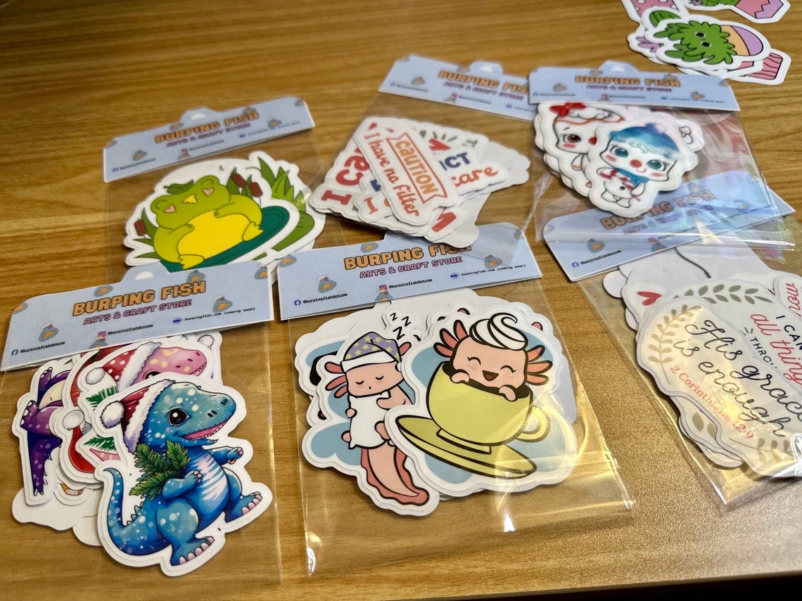 Axolotl Sticker Pack Axolotl Stickers Axolotl Lover Stickers - Etsy