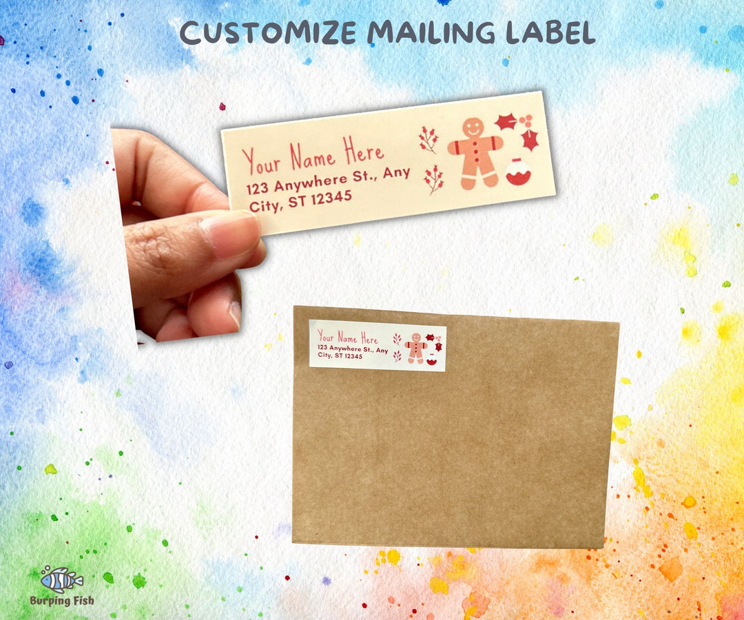 Baby Theme Return Address Label, Customized Mail Stickers, Return ...