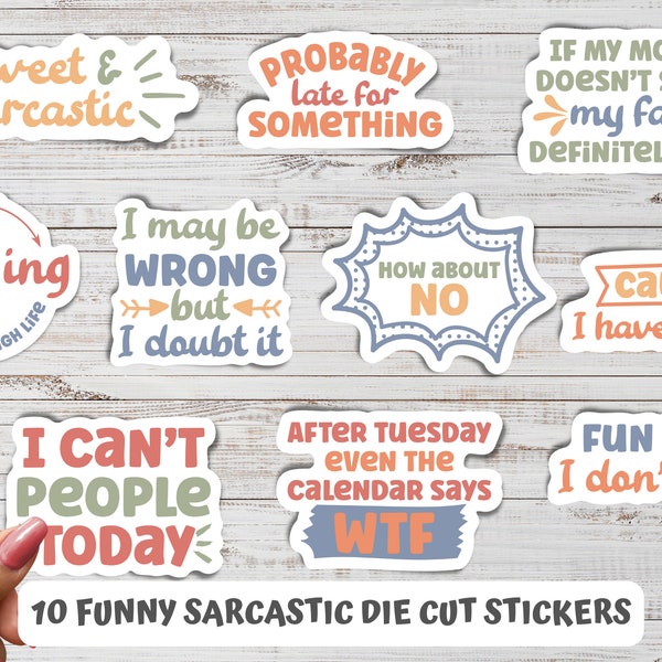 Sassy Stickers Etsy