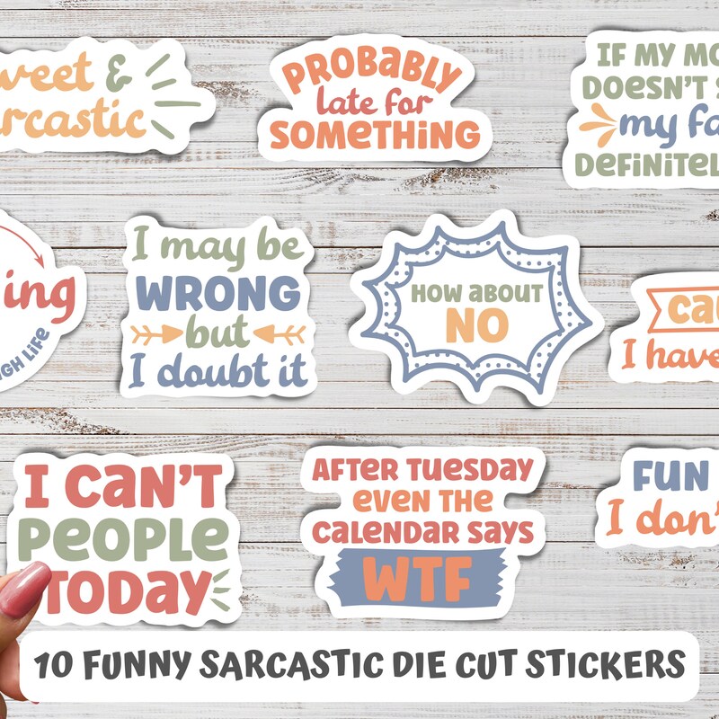 Sassy Stickers - Etsy