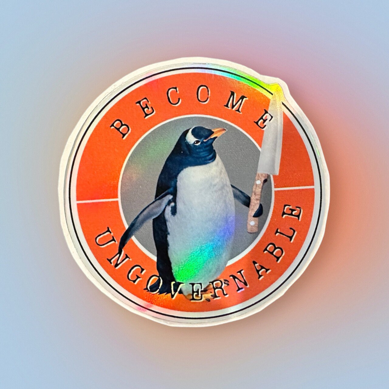 Become Ungovernable Sticker Holographic Anarchist Sticker - Etsy