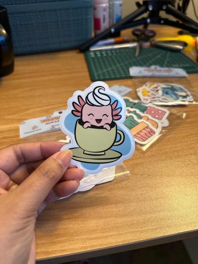 Axolotl Sticker Pack Axolotl Stickers Axolotl Lover Stickers - Etsy