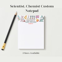 Personalized Sticky Notes Science Design // 3x3 Inch With 50 Notes per ...