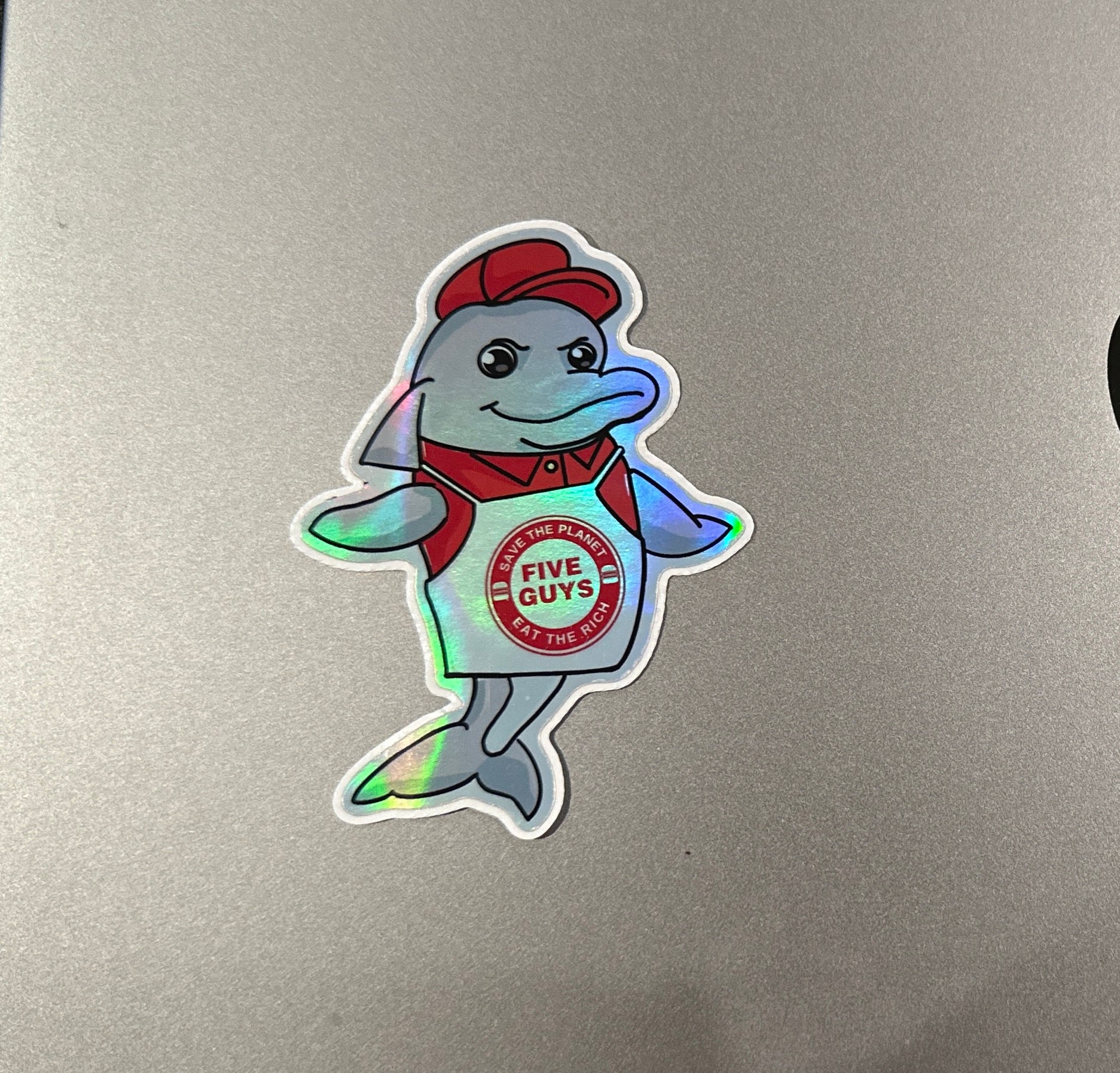 Orca Five Guys Sticker Team Orca Holographic Sticker - Etsy