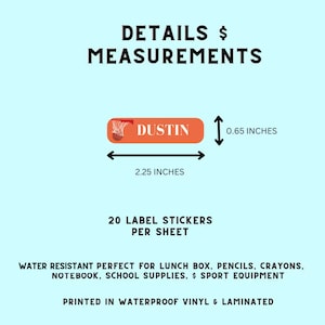 Personalized Sports Theme Kids Name Label for School Supplies Sport ...